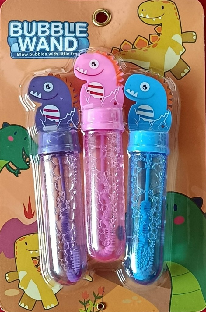 Dinosaur Bubbles 3ct – Party Things and Craft Supplies